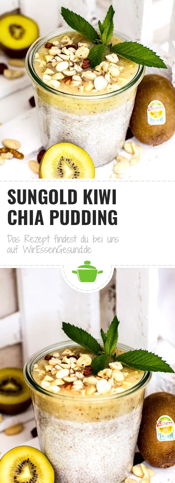 SunGold Kiwi Chia Pudding - WirEssenGesund